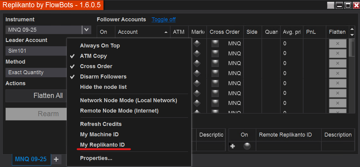 How can I find my Replikanto Remote ID? – FlowBots Knowledge Center